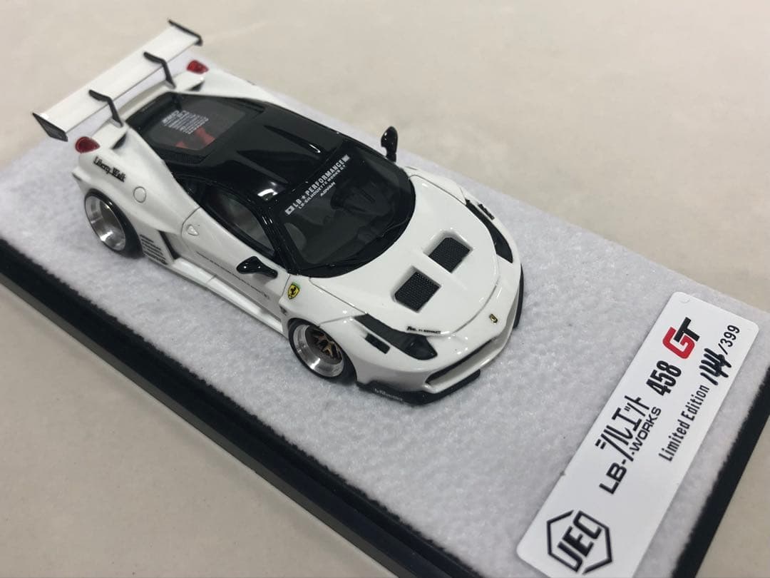 JEC 1/64 LBワークス　フェラーリ 458GTシルエット深リムカスタム