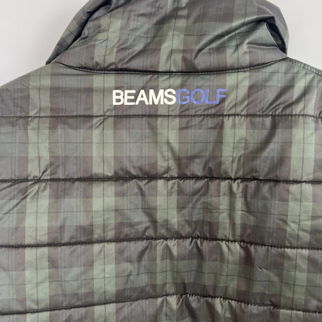 BEAMS GOLF チェック柄中綿ジャケット　Mサイズ