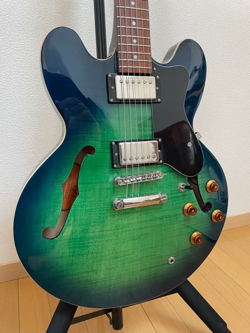 Epiphone 限定版 Dot Deluxe Aquamarine (AM)