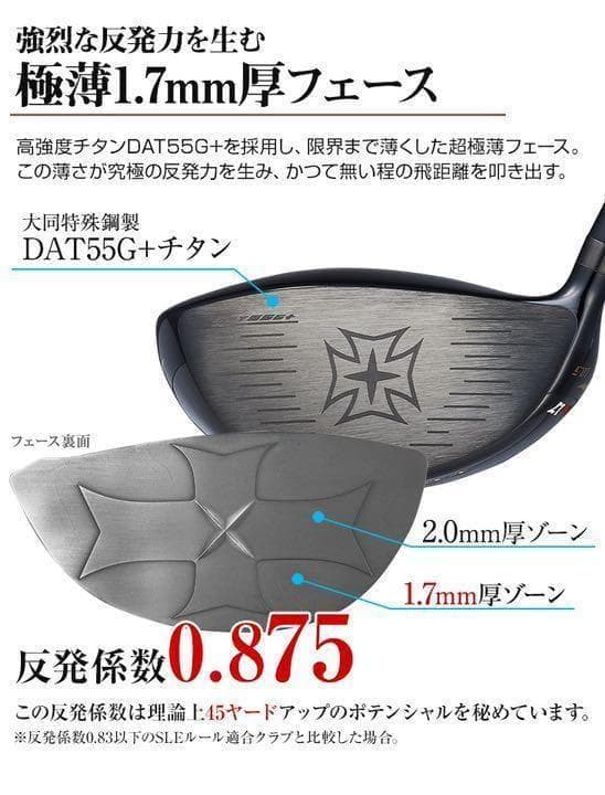 【ヘッドのみ】限定50個生産★45Yアップ超高反発! ワイルドマキシマックス