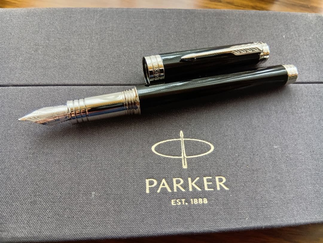 Parker 万年筆 Premier ラックブラックCT 18K