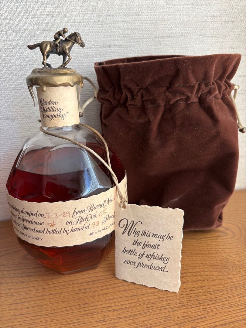 【未開封】Blanton's Kentucky Bourbon 1989