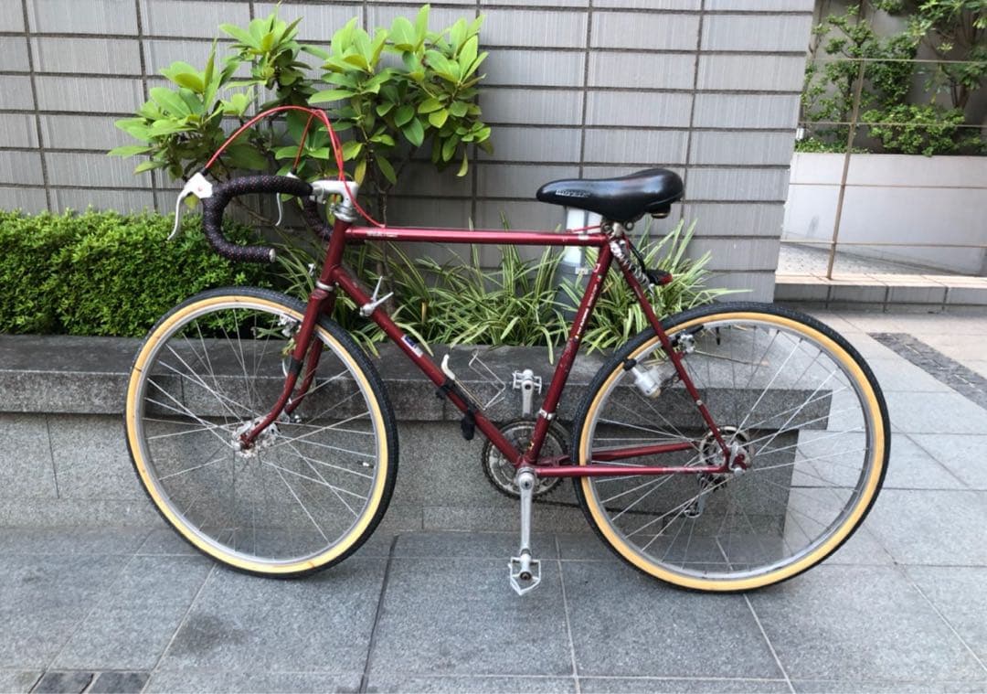 FUJI OLYMPIC 自転車 赤　修正あり！