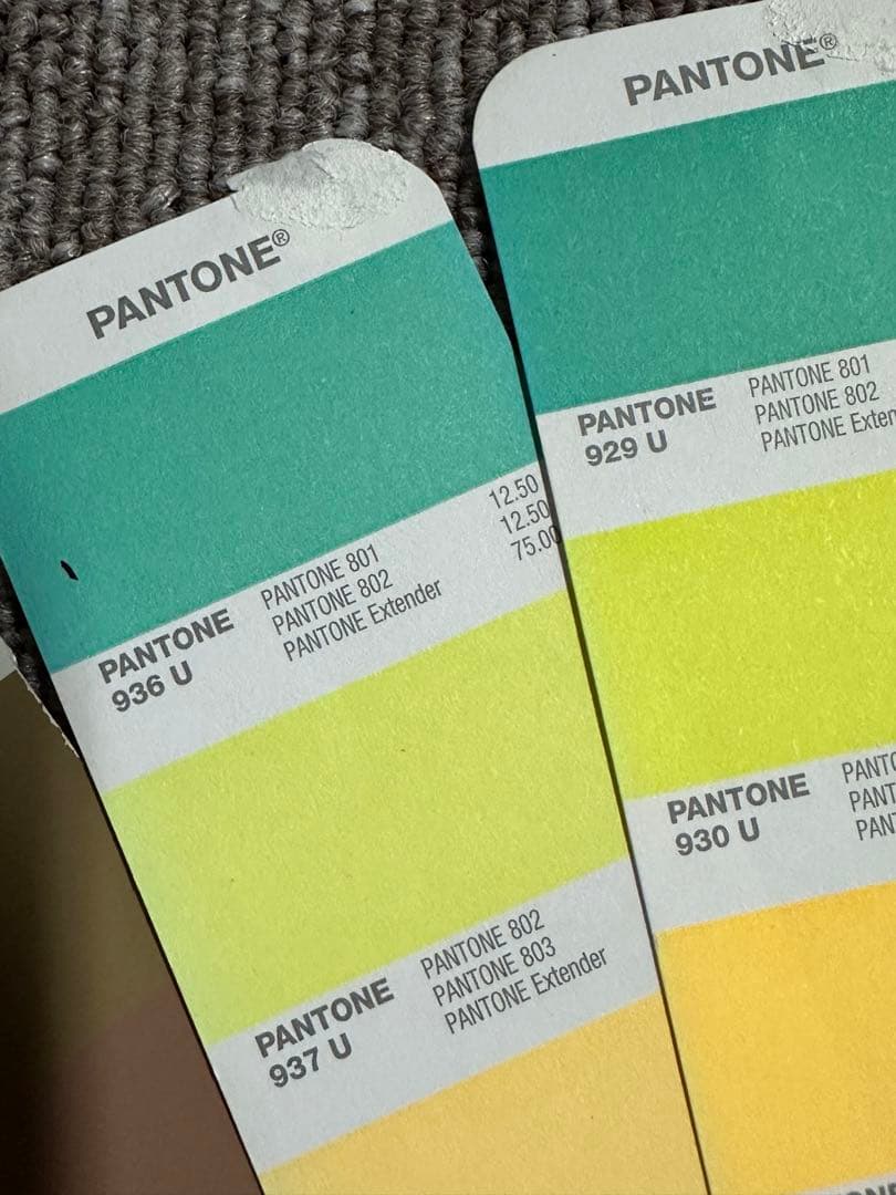 PANTONE色見本PASTELS&NEONS Coated&Uncoated