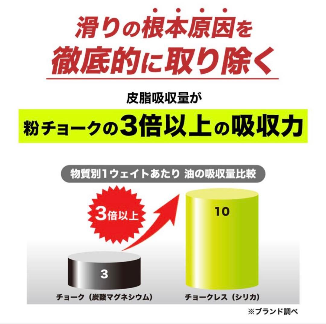 【新品】チョークレス 詰め替え用パック 75g 滑り止め 【正規公式品】