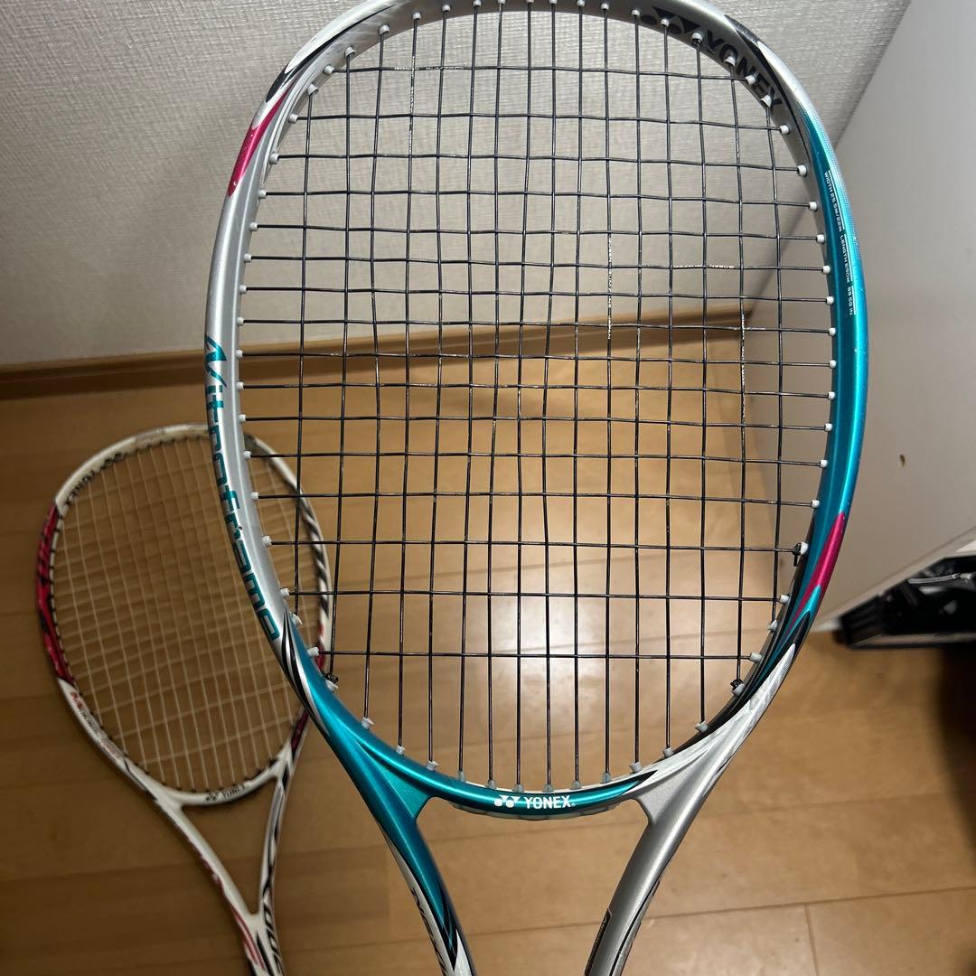 YONEX VCORE 100 軟式テニスラケット G3 ケース付2本セット