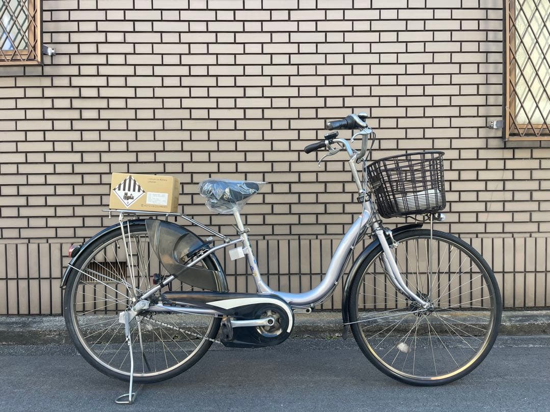 防犯登録込み新品バッテリー8.9ahヤマハパスナチュラル電動アシスト自転車