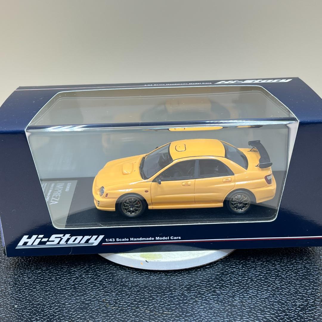 1/43 ハイストーリー インプレッサ S202 sti 2002 青
