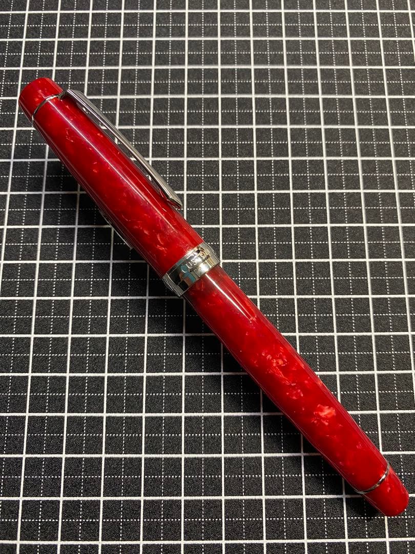 PILOT CUSTOM LEGANCE Red 万年筆　字幅F