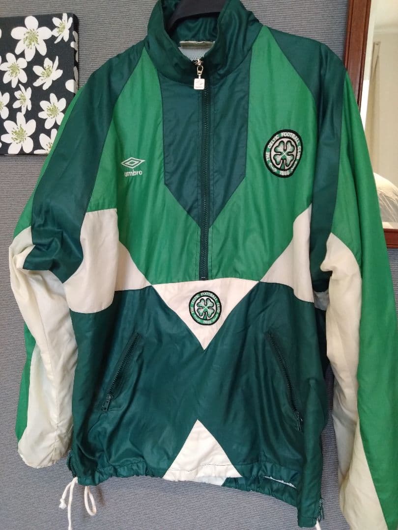 値下げ可 Celtic FC Umbro ジャケット 緑/白