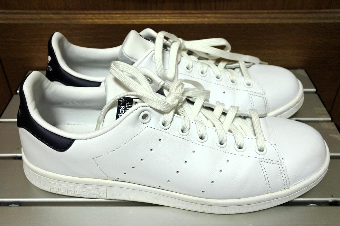 adidas Stan Smith M20325 レザー 白/紺 27.5cm