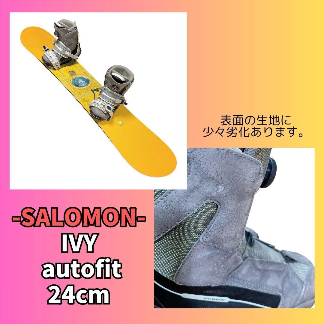 【即乗り3点セット♪】SALOMONブーツ＆BURTONスノボ143 レディース