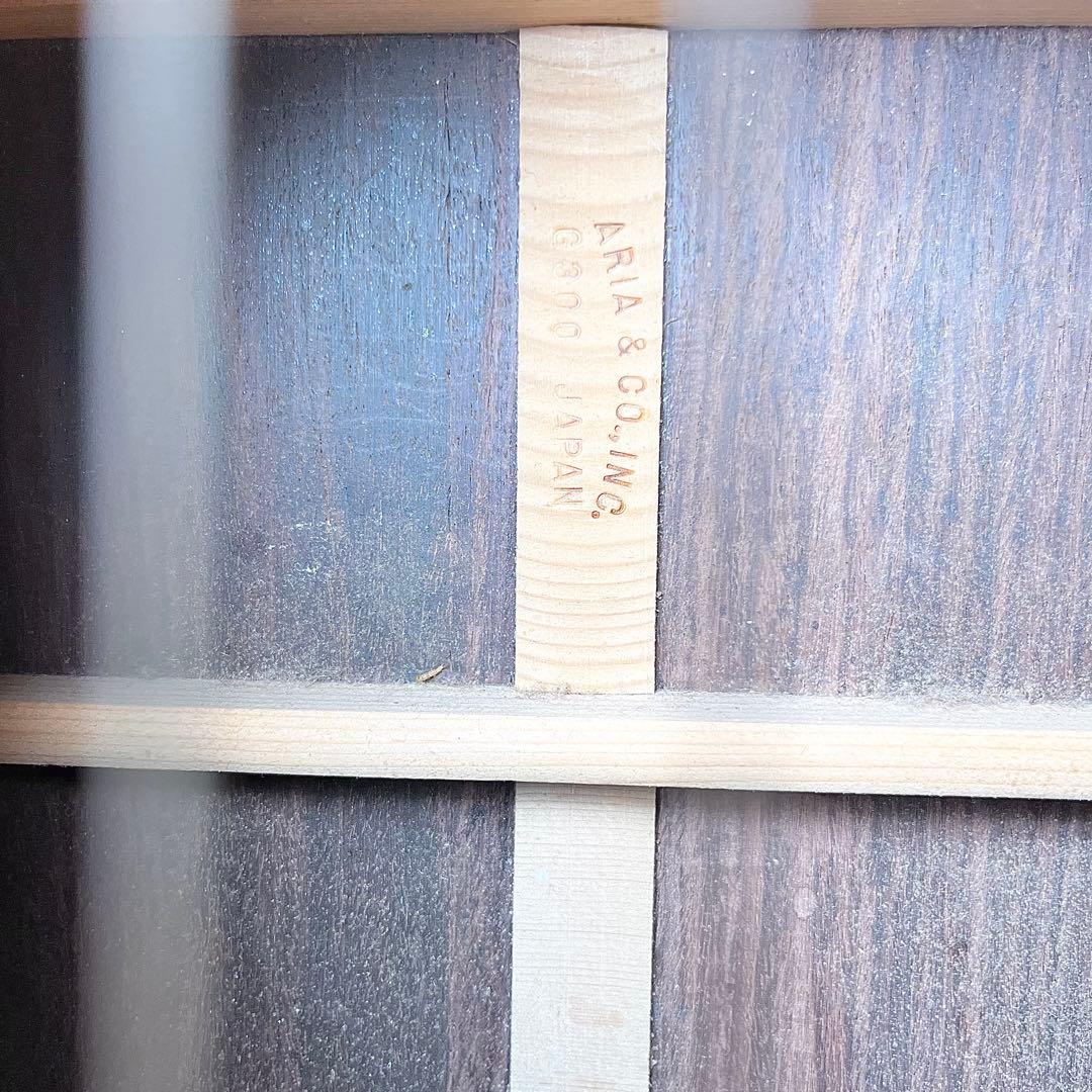 【希少モデル】ARIA G300 アコースティックギター 日本製　ハードケース付