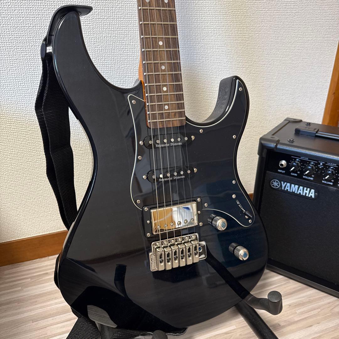 YAMAHA PACIFICA 612VⅡFM トランスルーセントブラック