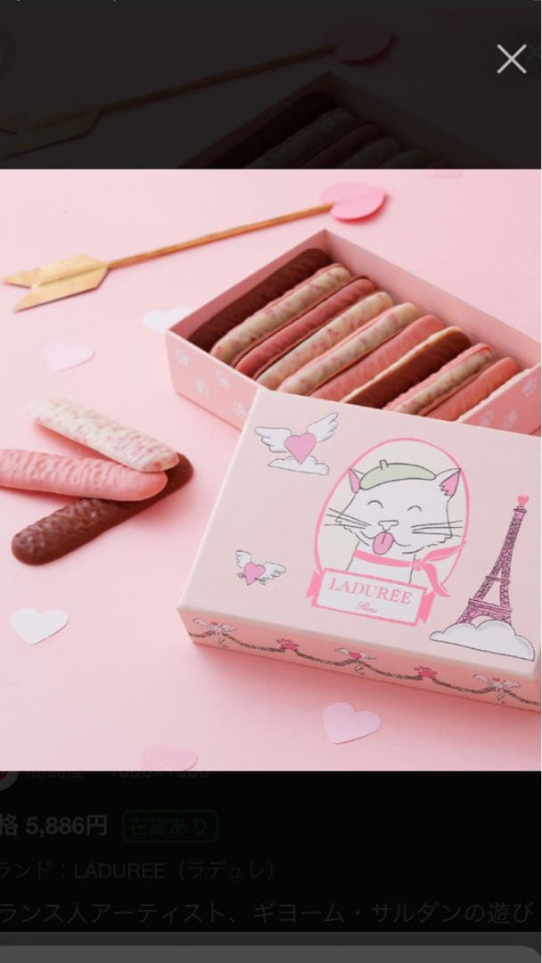 アムールデュショコラ　入手困難　LADUREE シャオベレー　ウジェニー　セット