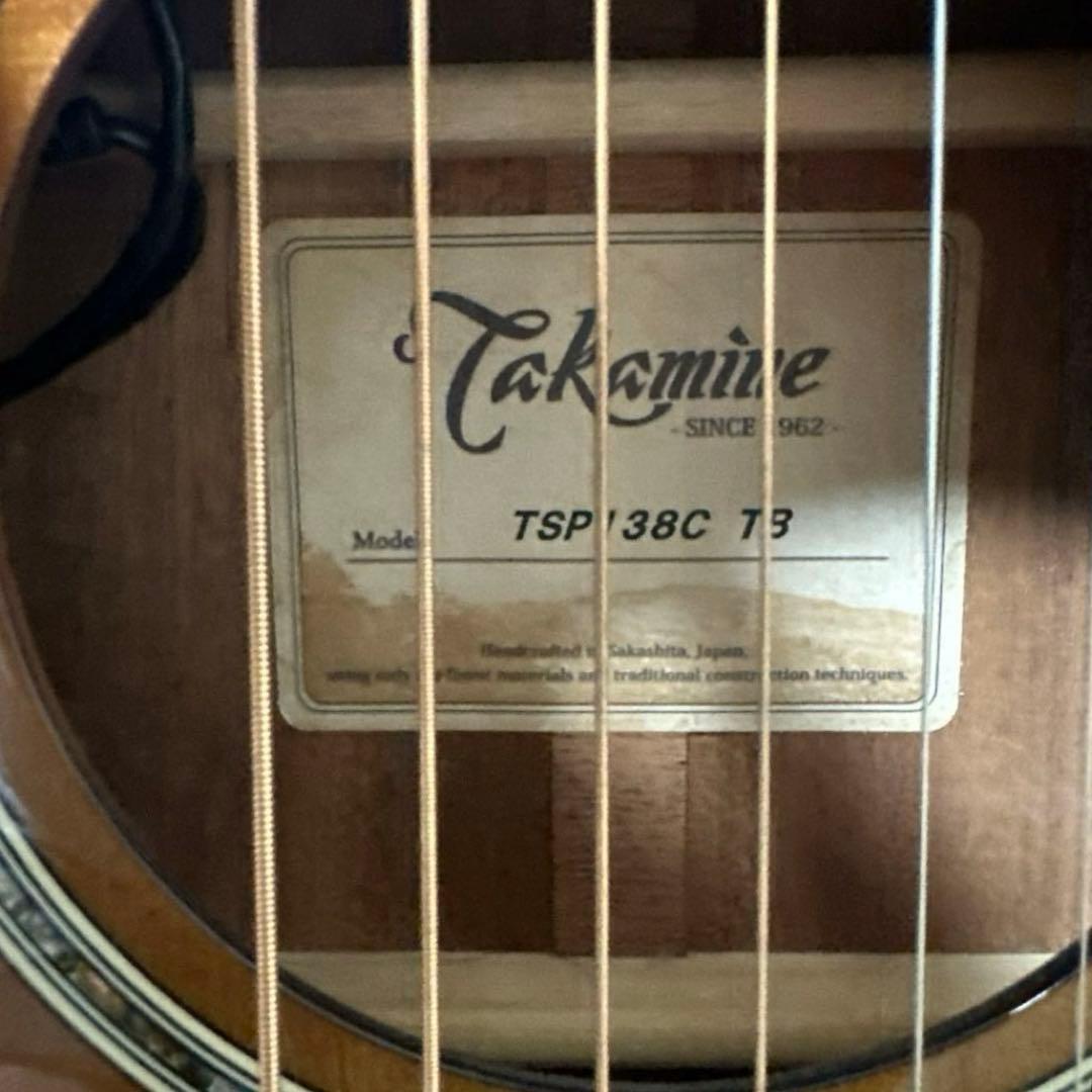 【未使用・人気】TAKAMINE TSP138C TB タカミネ　薄胴エレアコ
