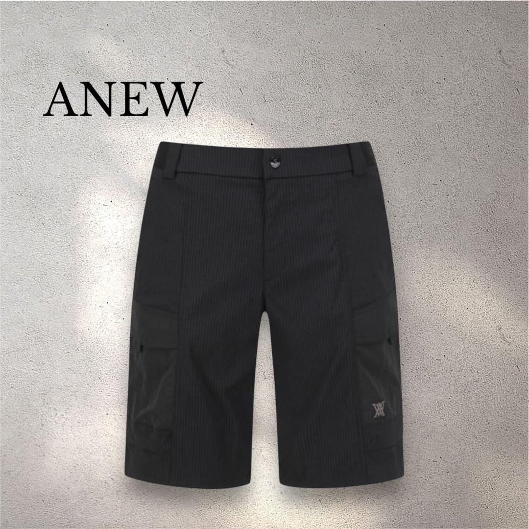完売品⭐️新品タグ付き❤️Ｍ　ANEW メンズ ショートパンツ ブラックセットアップ