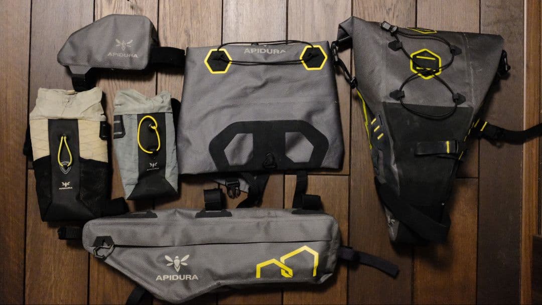 APIDURA アピデュラ　バイクパッキングバッグ一式