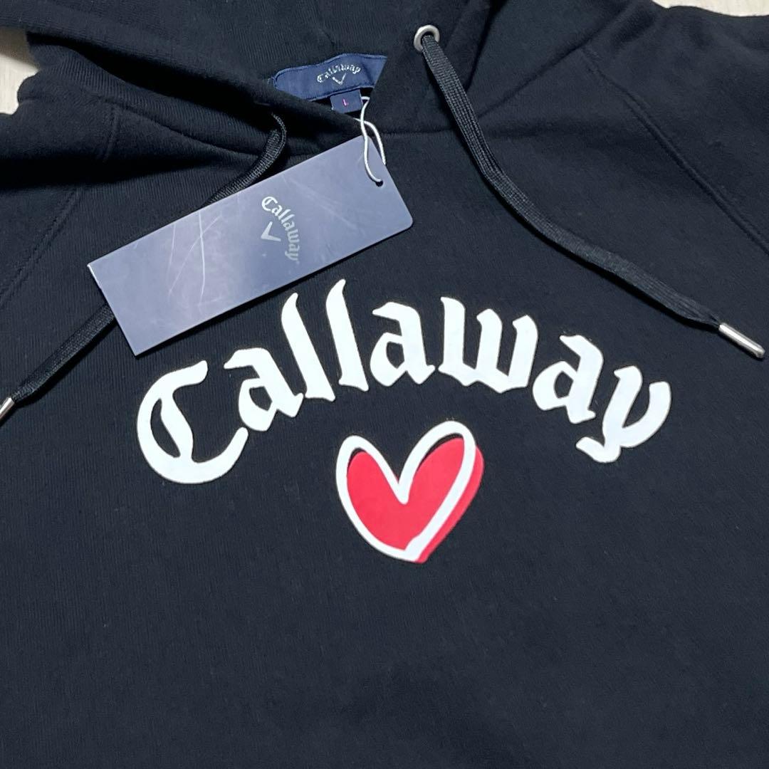 Callaway ラブキャロウェイ スウェットパーカー　ブラック　L 完売品