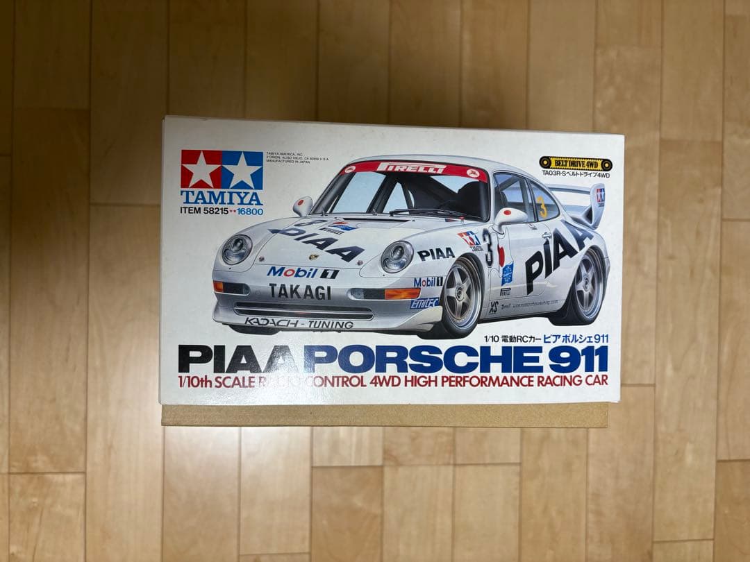 タミヤ1/10ラジコンキット　PIAAポルシェ911GT1