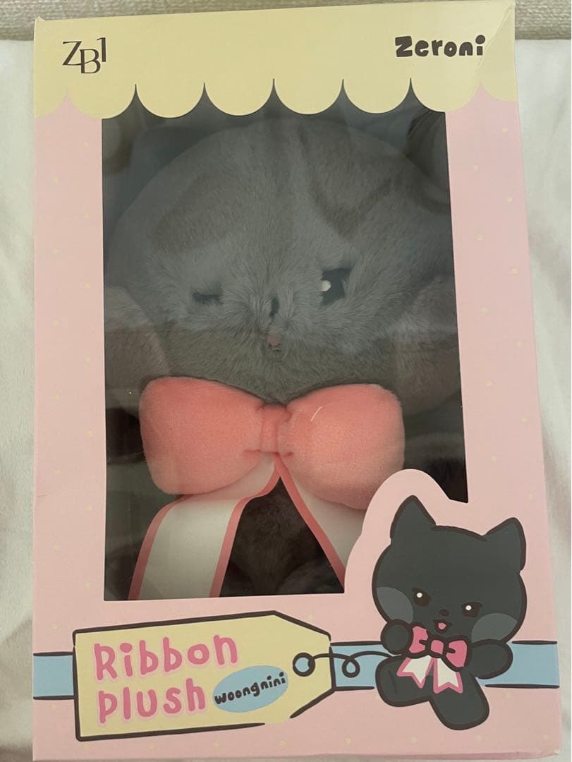 zb1 ゼベワン　ジウン　キムジウン　ゼロニ Ribbon Plush ウンニニ