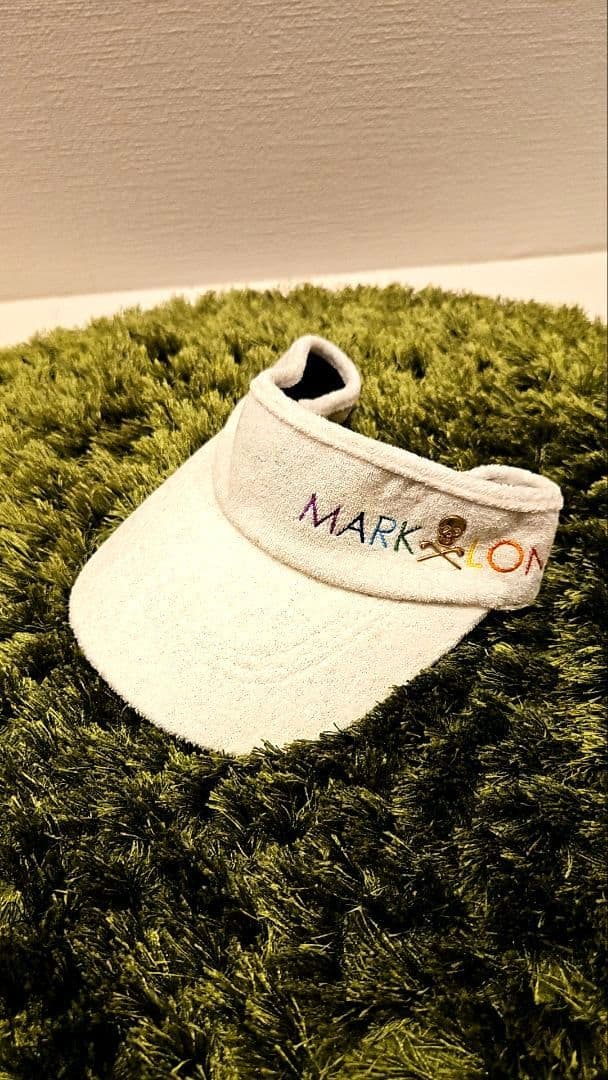 MARK&ON ホワイトバイザー