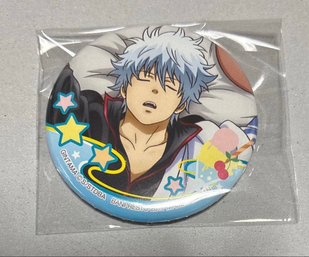 【匿名配送】【新品未使用】坂田銀時 缶バッジ レア