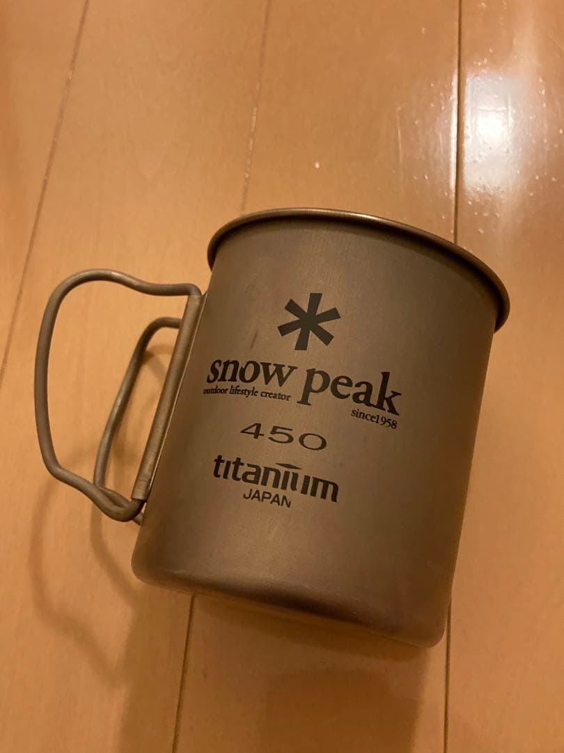 超激レア　左ハンドル　 peak チタンマグカップ 450ml