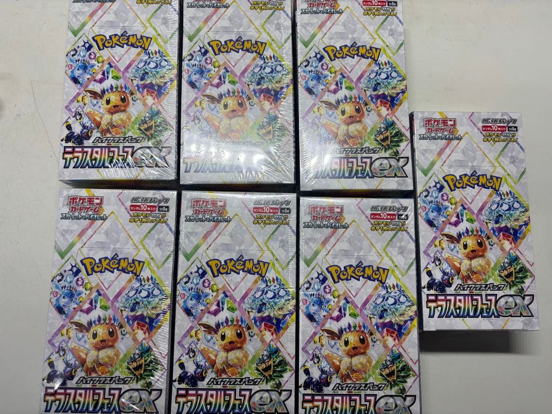 ポケモンカード テラスタルフェス 新品未開封 7BOX シュリンク付き