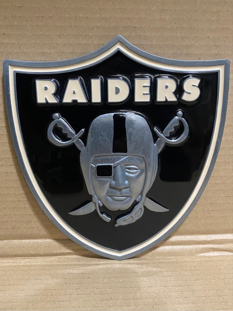 NFL Raiders メタルサイン 壁掛け