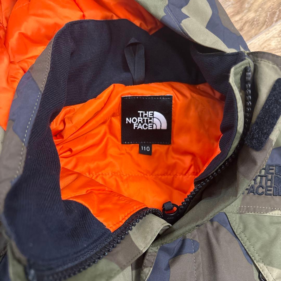 THE NORTH FACE 迷彩柄 スキーウェア 110 スノーウエア