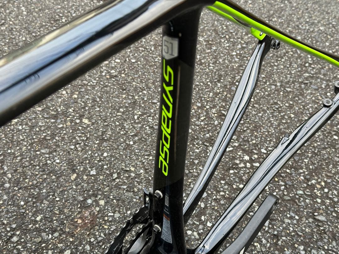 cannondale synapse carbon disc 51サイズ
