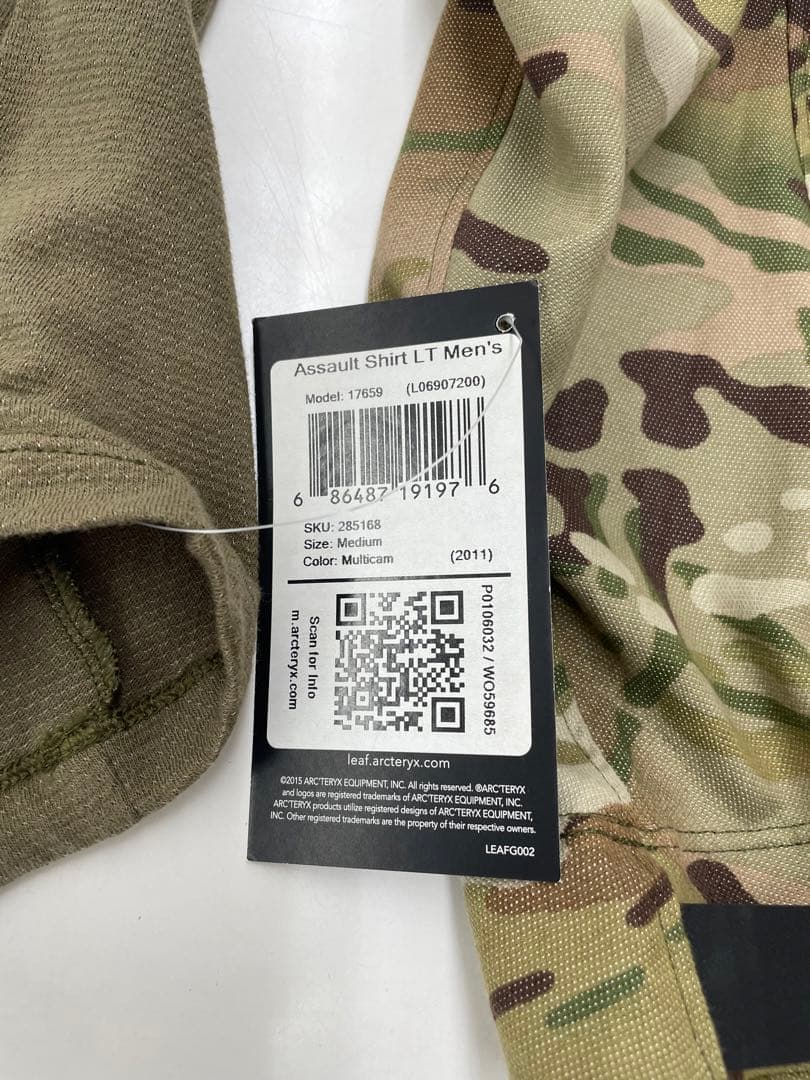 アークテリクス リーフ ASSAULT SHIRT LT MULTICAM