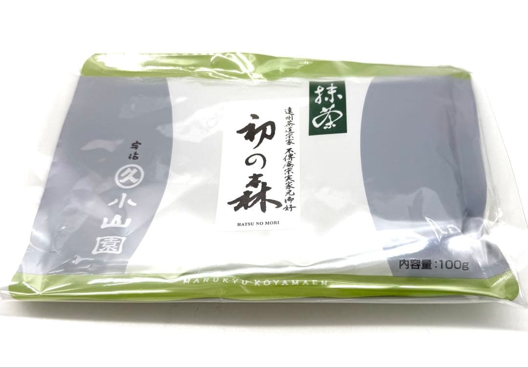【未開封・新品】丸久小山園 抹茶 初の森 100g 詰替 26.01.26期限