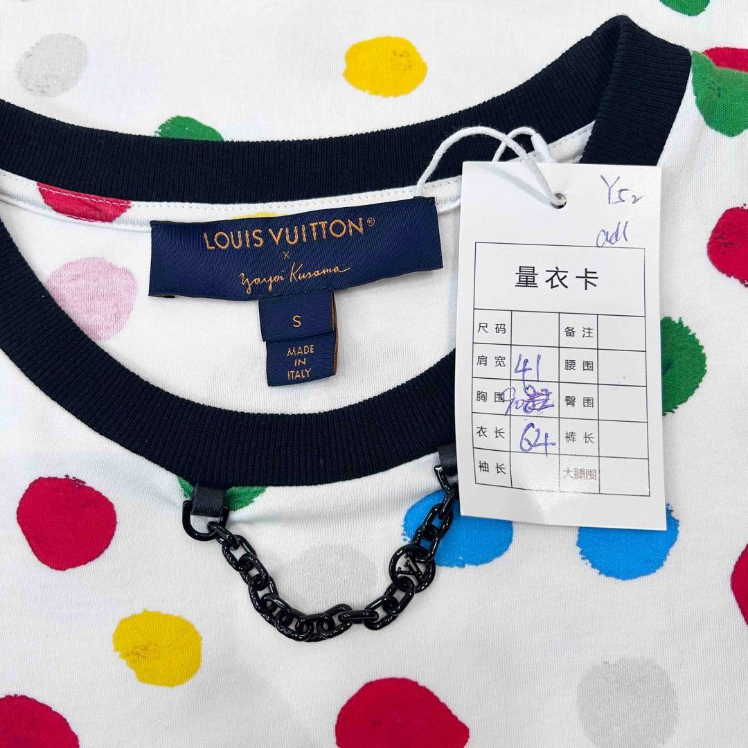 LOUIS VUITTON ドット柄 Tシャツ S。a