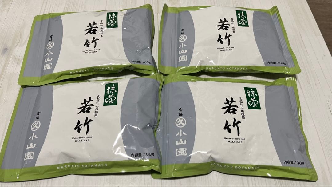 丸久小山園若竹抹茶100g×4個セット