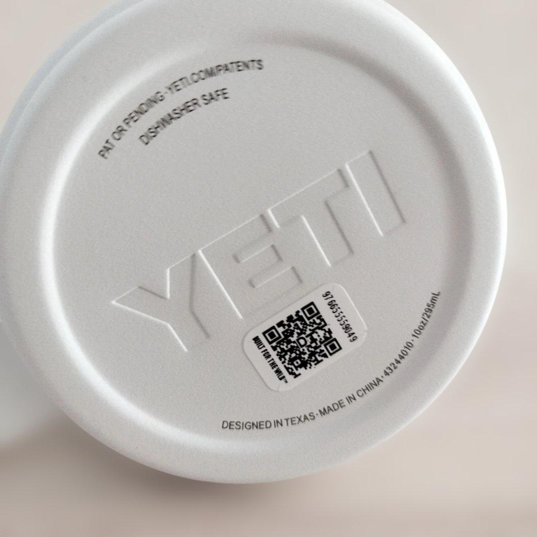 新品未使用 YETI Rambler 10oz Mug ブラック&ホワイト
