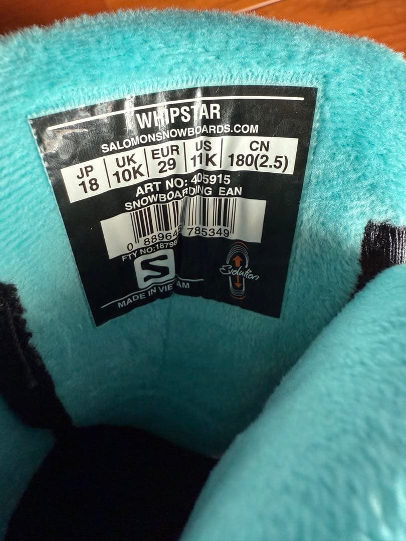 【出品２月末まで】SALOMON WHIPSTAR キッズ　ブーツ　18センチ