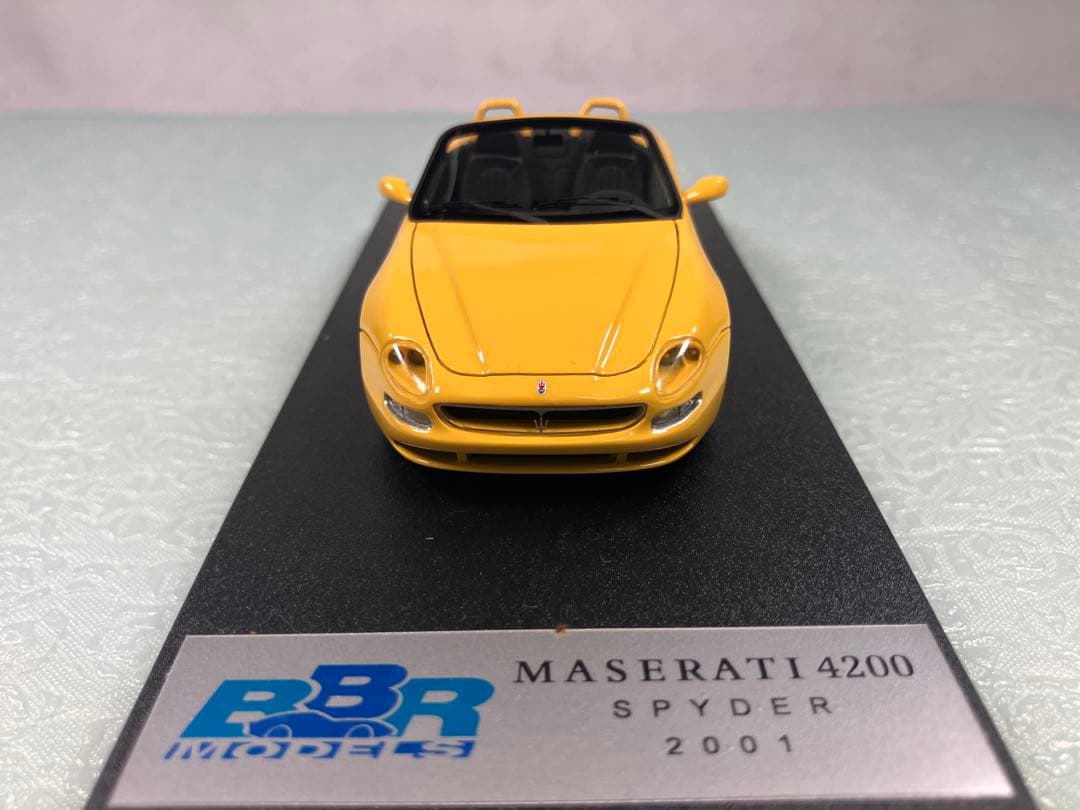 BBR マセラティ　4200 スパイダー2001年　イエロー