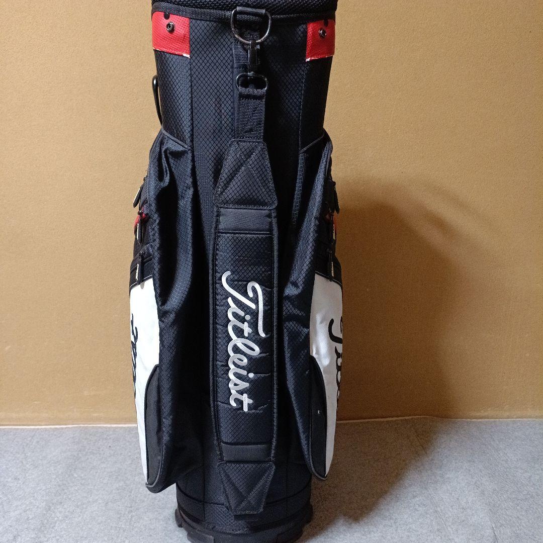 Titleist キャディバッグ 黒/赤 ※状態 考慮