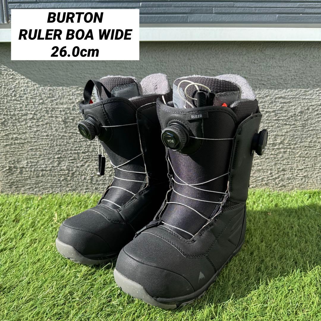 美品　BURTON RULER BOA WIDE 26.0cm スノボブーツ