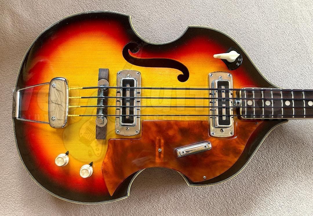 ベース TEISCO FB-2 MIJ Scroll Head Violin Bass