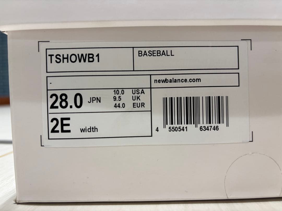 【新品未使用】NB大谷翔平Ohtani v1 Turf TSHOWB1