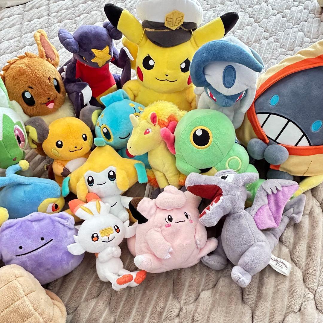 ポケモンぬいぐるみ　まとめ売り　21個　ポケモンセンター