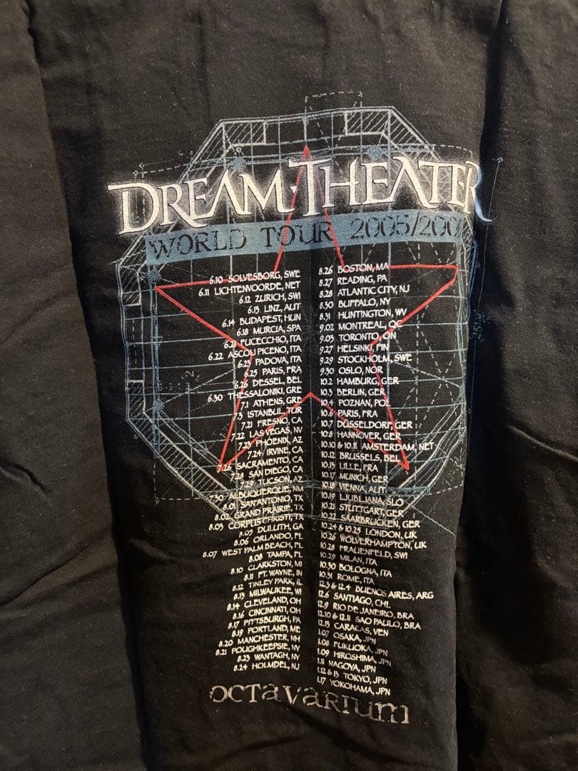 Dream Theater オクタバリウム ツアー限定Tシャツ
