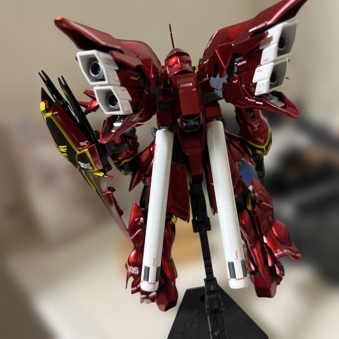 w*a様 RGユニコーンガンダム　RGシナンジュ　塗装完成品