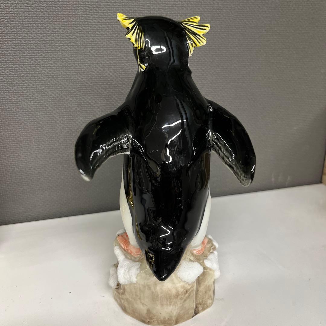 陶器製ペンギンフィギュア 親子