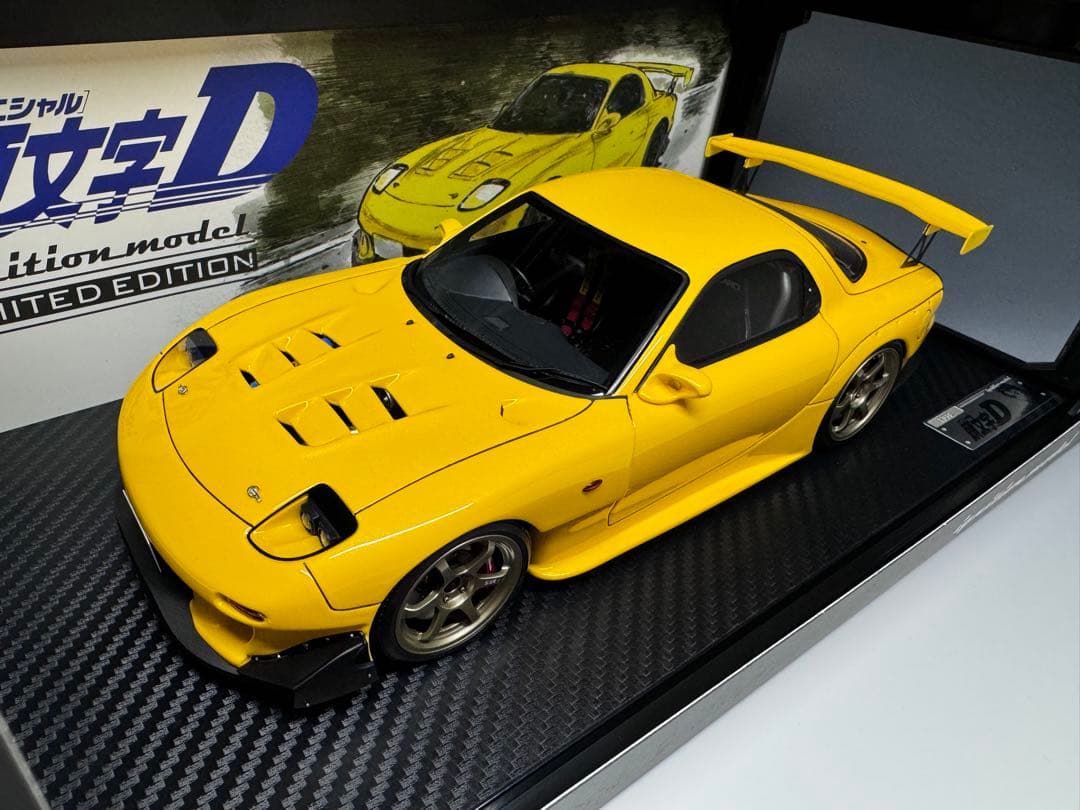 IG 1/18 イニシャルD マツダ RX-7 FD3S イエロー 2868