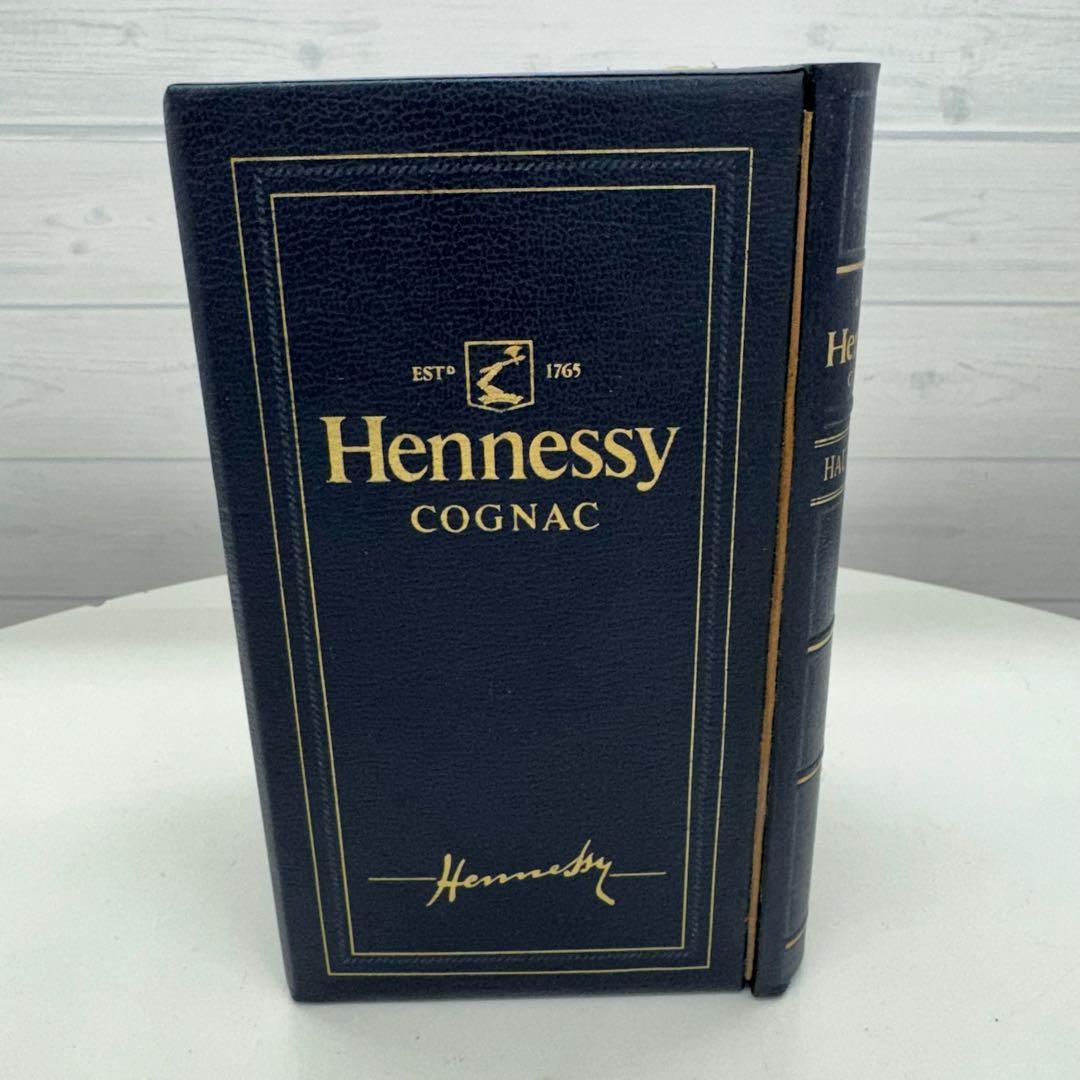 [未開栓] Hennessy ヘネシー　シルバートップブック型青箱700ml