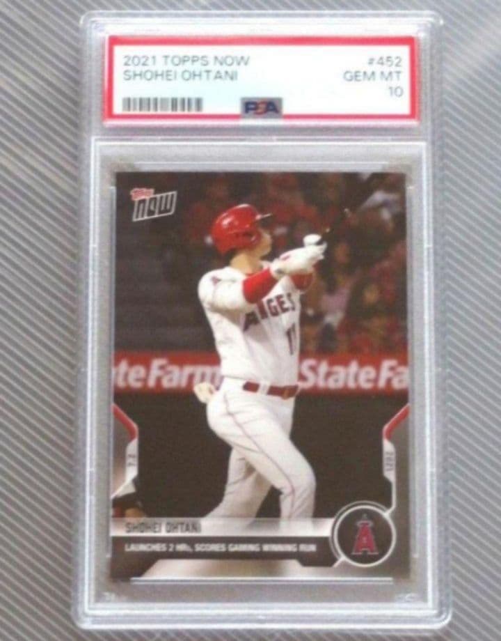 Topps now 大谷翔平　PSA10　2021　＃452　逆転サヨナラHR